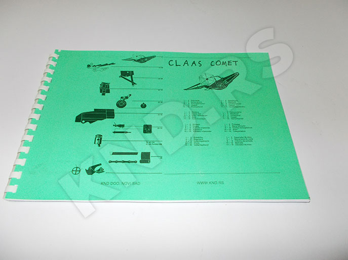 KATALOG CLAAS COMET EX - KND Novi Sad